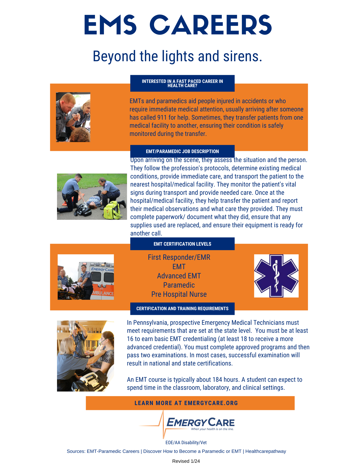 EMT Classes - EmergyCare